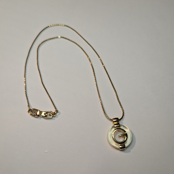 Givenchy | Jewelry | Givenchy G Logo Pendant Necklace Nwot | Poshmark